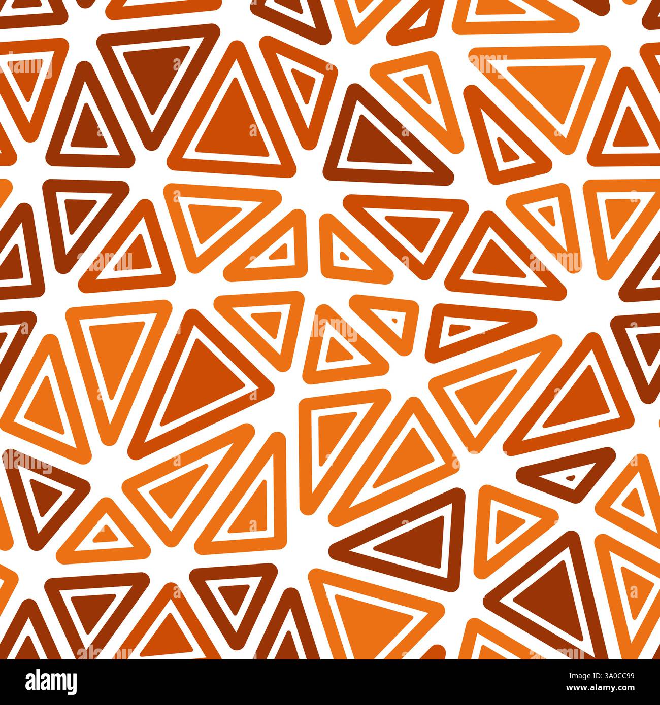 Vector seamless pattern. Rounded solid shapes in frames. Large ...