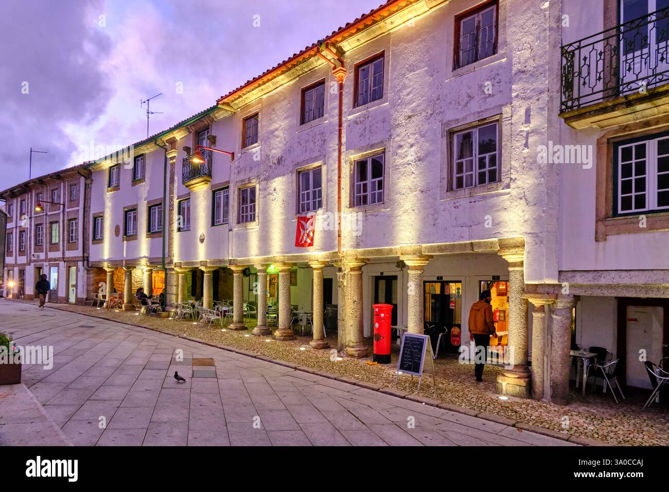 Old town buildings. Guarda, Beira Alta. Portugal Stock Photo - Alamy