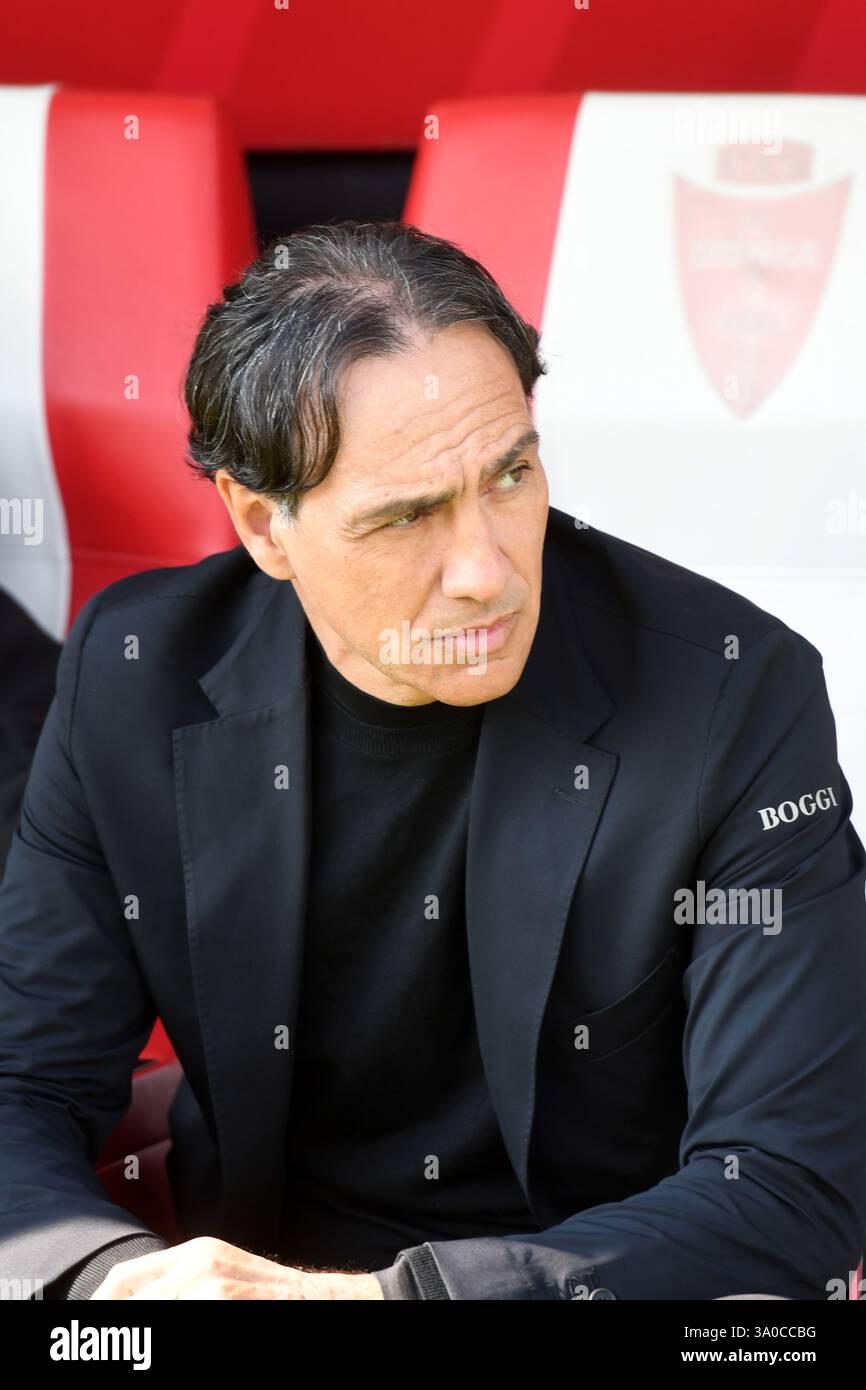 AC Monza's head coach Alessandro Nesta during twenty-seventh Serie A ...