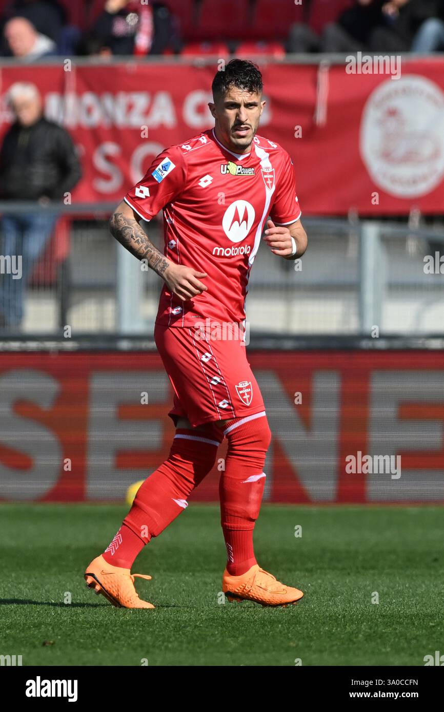 Monza, Italia. 02nd Mar, 2025. AC Monza's Dany Mota during twenty ...