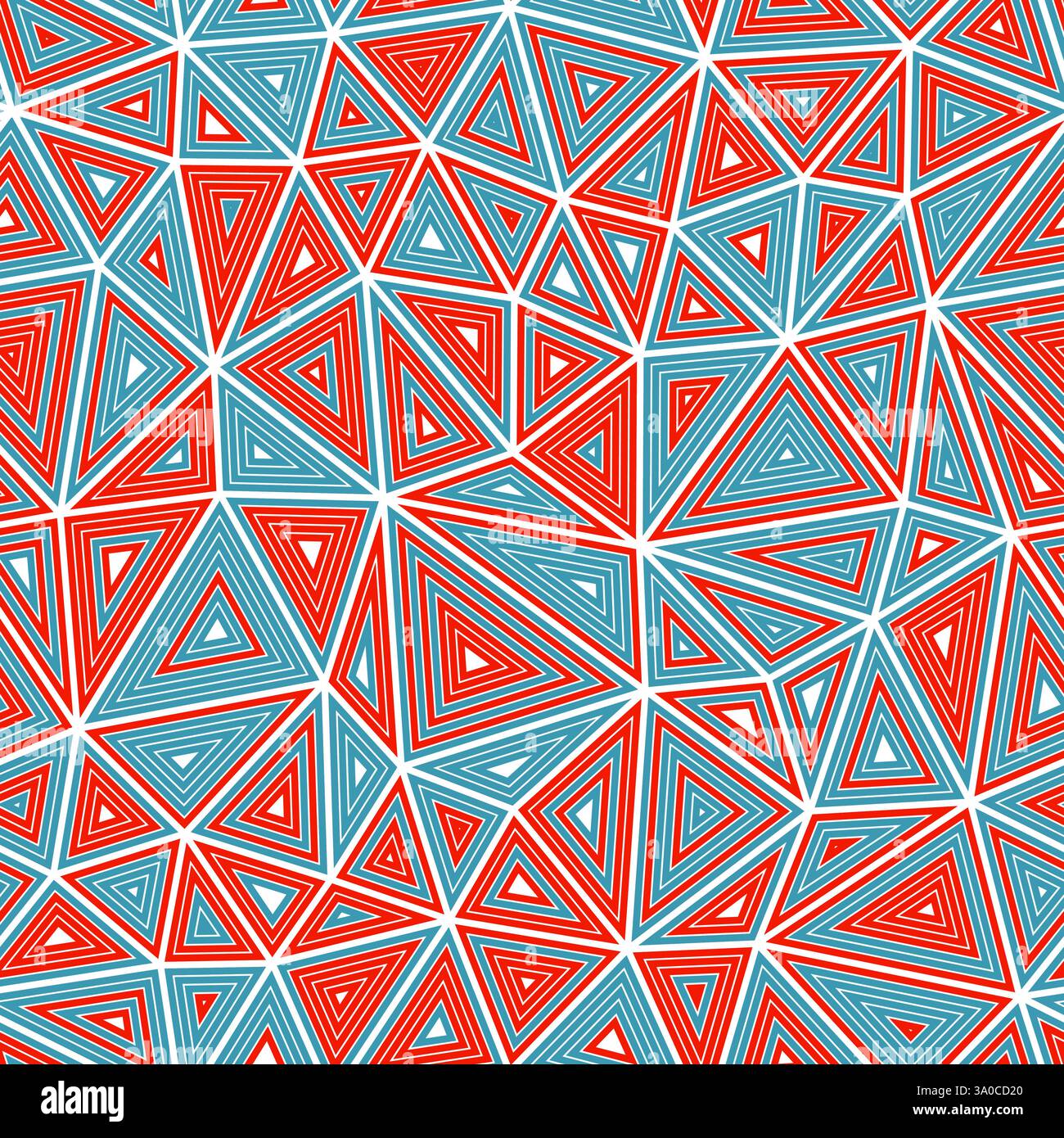 Abstract Vector Background Medium Shape Size Multiple Repeated Inner Triangles Multicolored