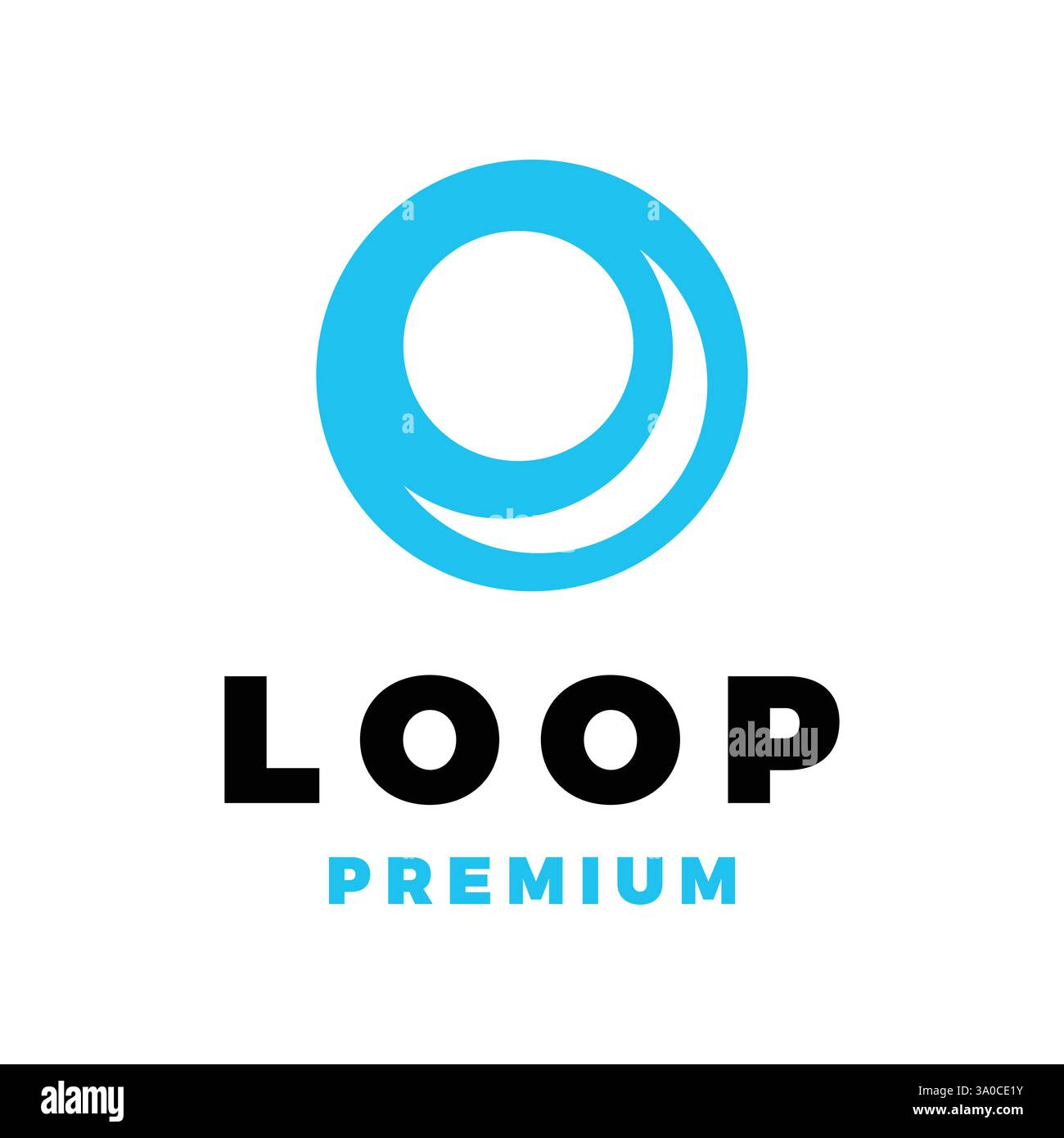loop icon vector logo template illustration design Stock Vector Image ...