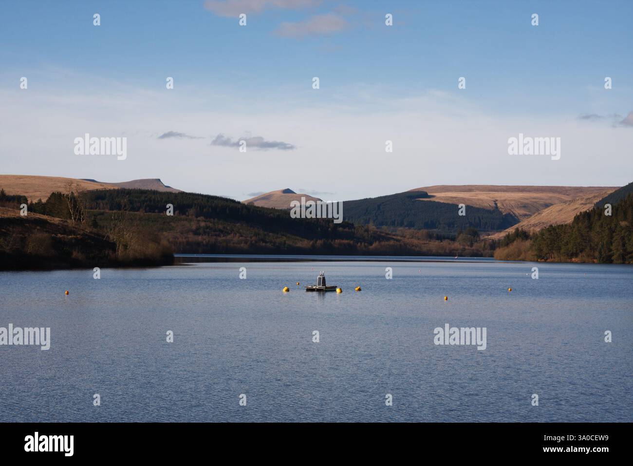 Pontsticill reservoir, Merthyr Tydfil, South Wales, UK 3 March 2025. UK ...