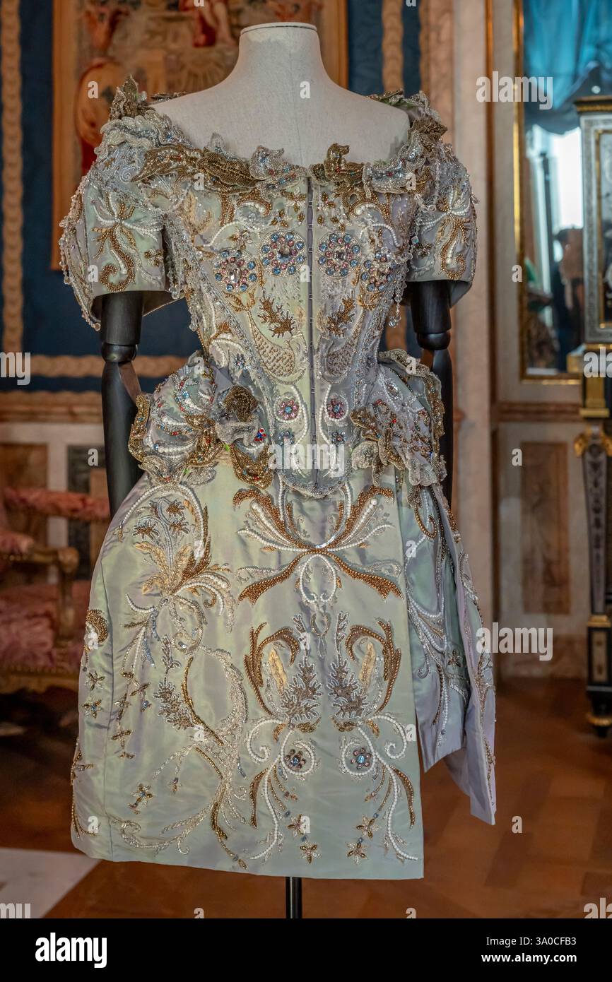 Paris, France - 03 01 2025: Le Louvre Couture. Vivienne Westwood ...