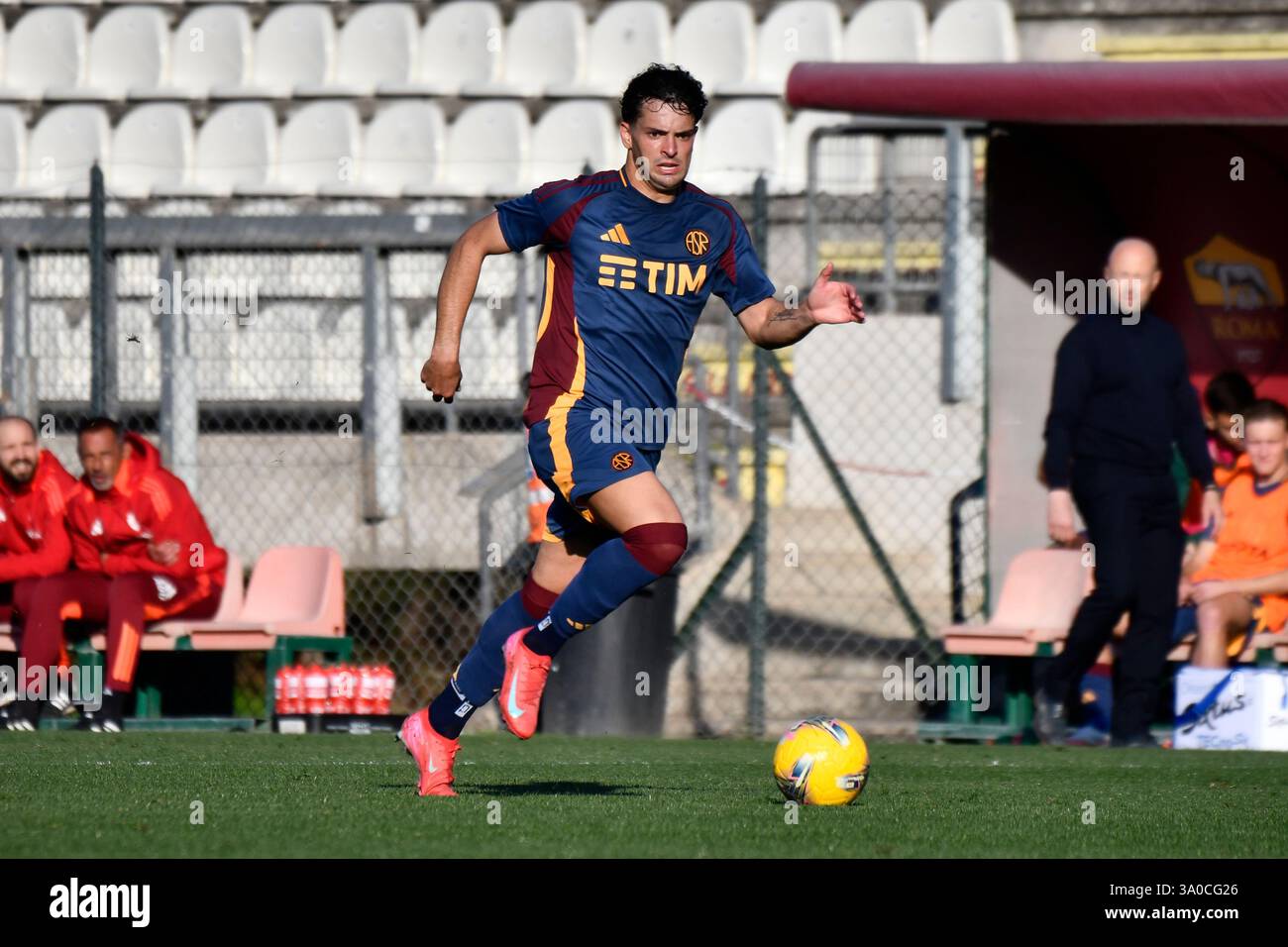 Rome, Italy. 3rd March, 2025. Giulio Misitano (Roma U20) - Roma U20 vs ...