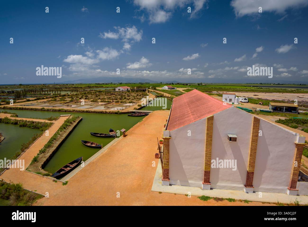 Views of the Ebro Delta from the 360 viewpoint of the Món Natura Delta ...