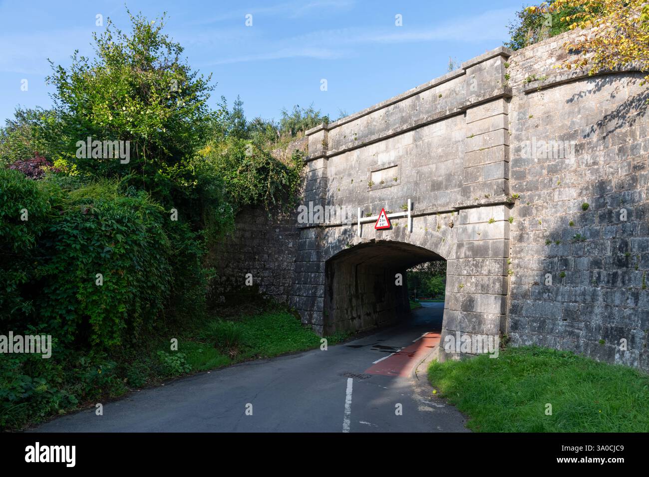 Old disused canal bridge in the village of Sedgwick near Kendal in ...