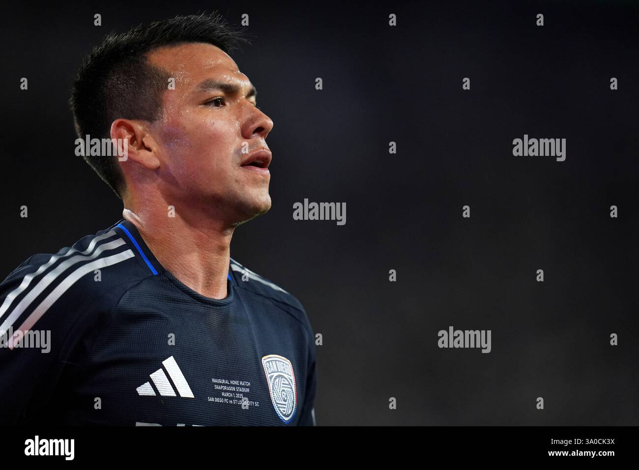 San Diego FC midfielder Hirving "Chucky" Lozano during the first half ...