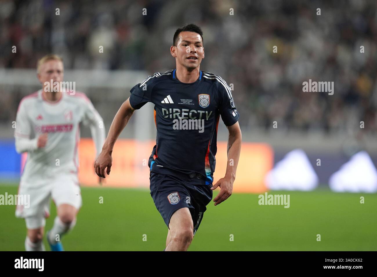 San Diego FC midfielder Hirving "Chucky" Lozano during the second half ...