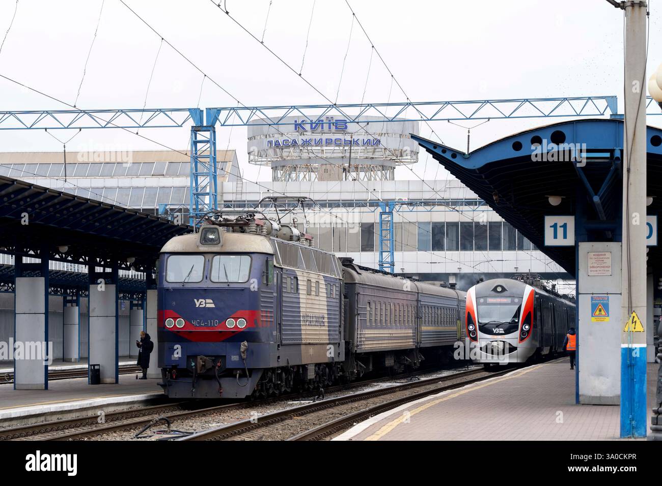 Kyiv, Kyiv City, Ukraine. 3rd Mar, 2025. Intercity train from Kyiv to ...