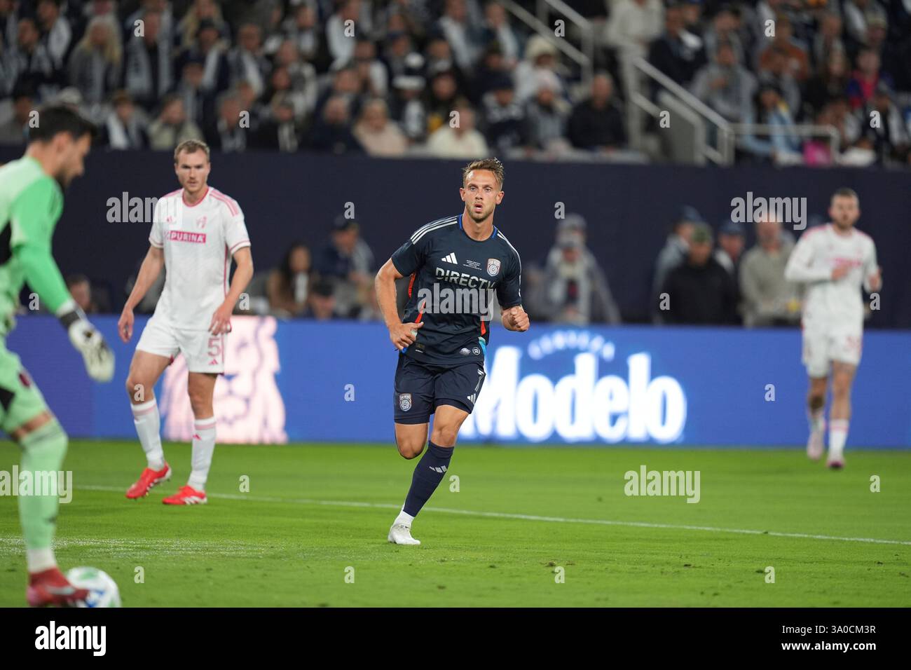 San Diego FC forward Marcus Ingvartsen during the first half of an MLS ...