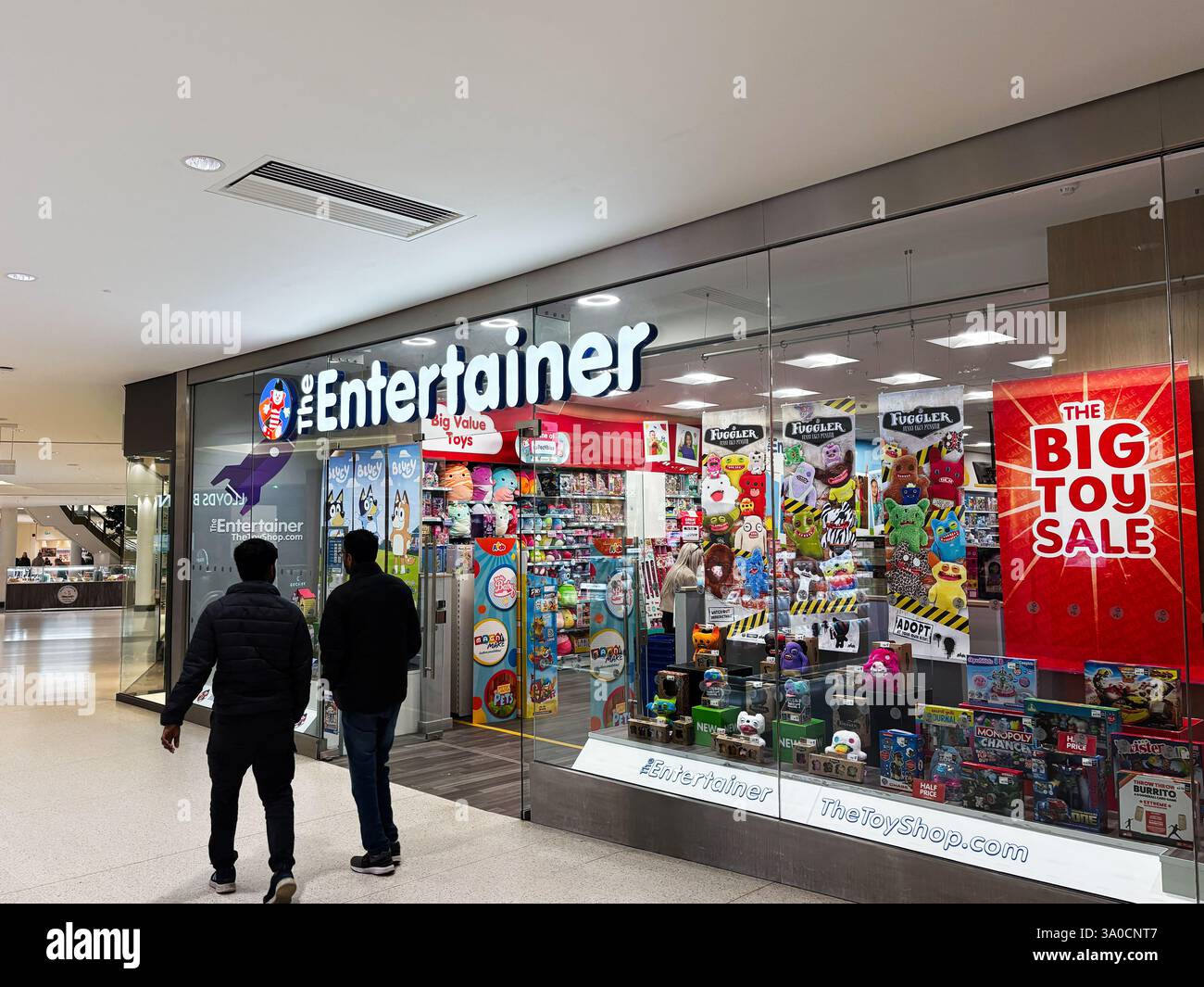 London, UK - March 02, 2025: Toy store The Entertainer entrance in ...