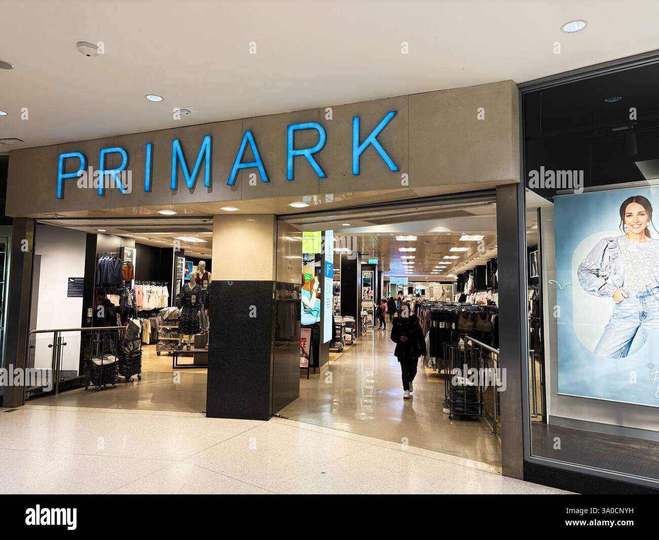 London, UK - March 02, 2025: Exterior view of a fashion Primark retail ...