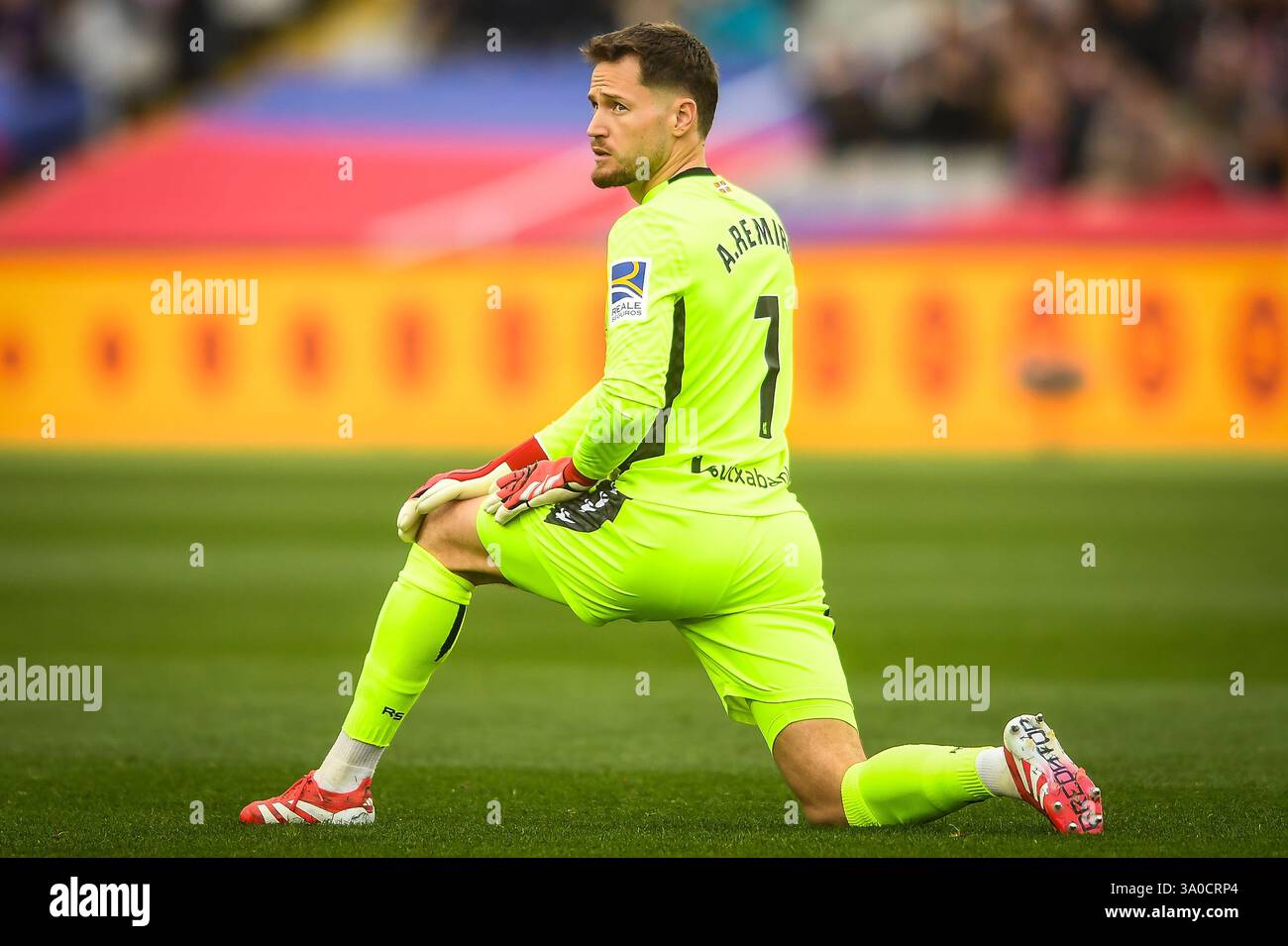 Barcelona, Espagne. 02nd Mar, 2025. Alex REMIRO of Real Sociedad during ...