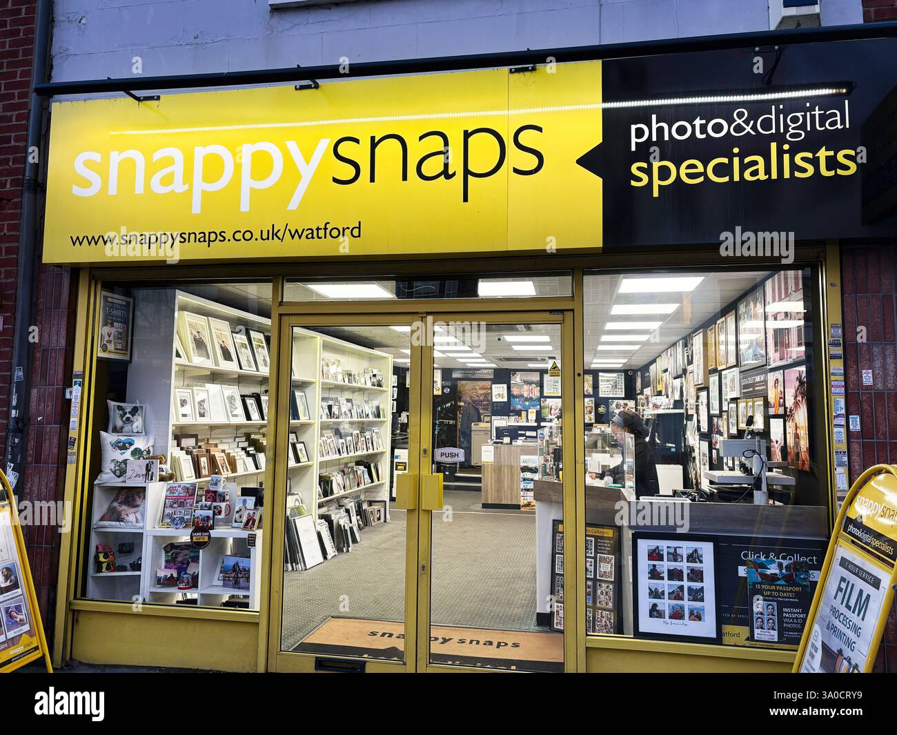 London, UK - March 02, 2025: Snappy Snaps photo specialty store ...