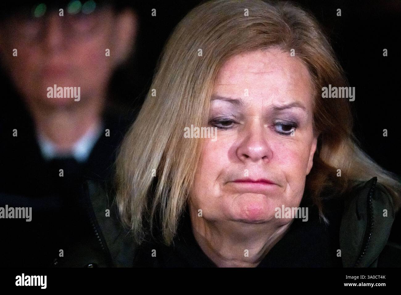 Mannheim, Baden-Württemberg, Germany - March 3, 2025: After a car ...