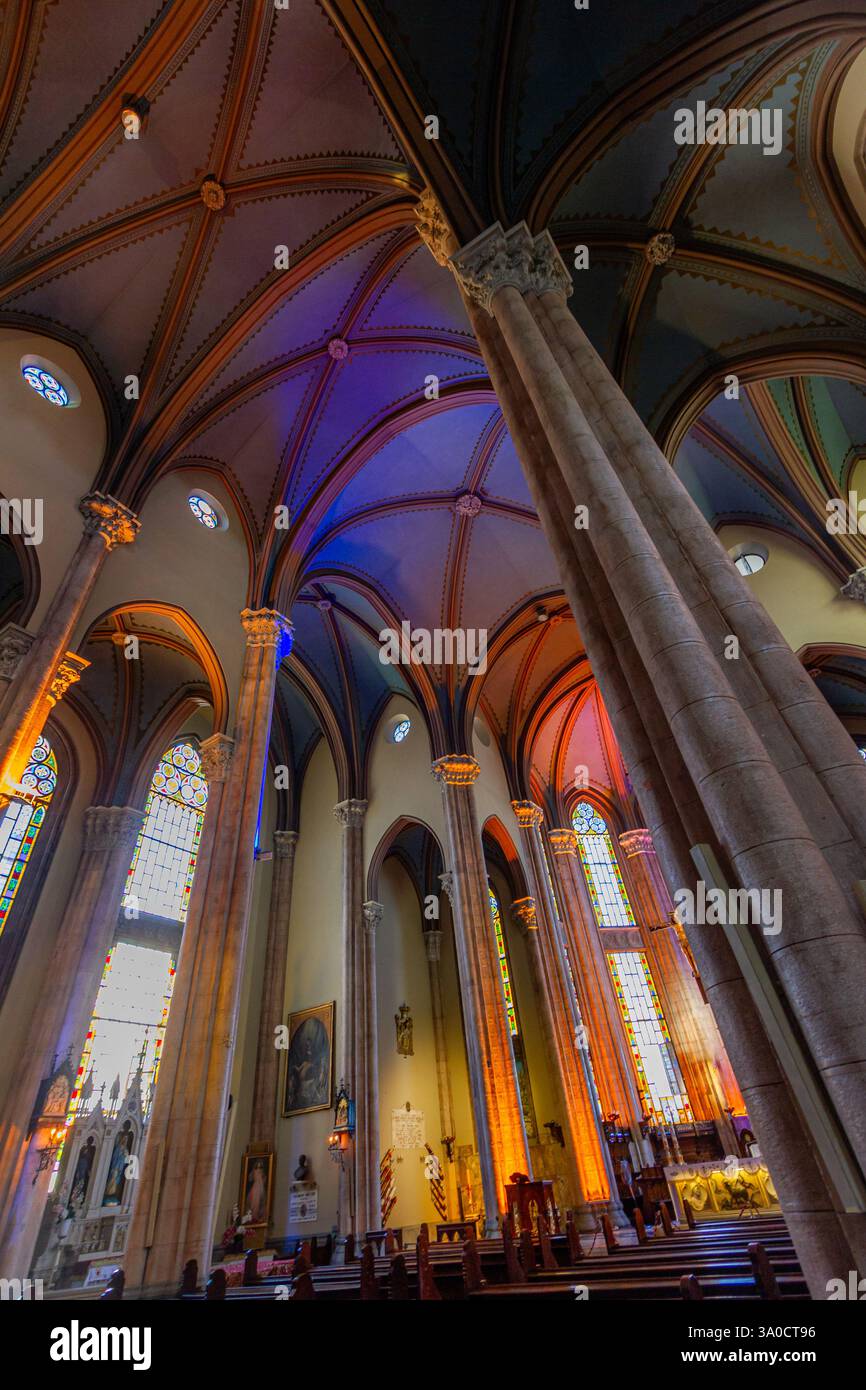 Saint Antoine Church Taksim Square Interior Istanbul Stock Photo - Alamy