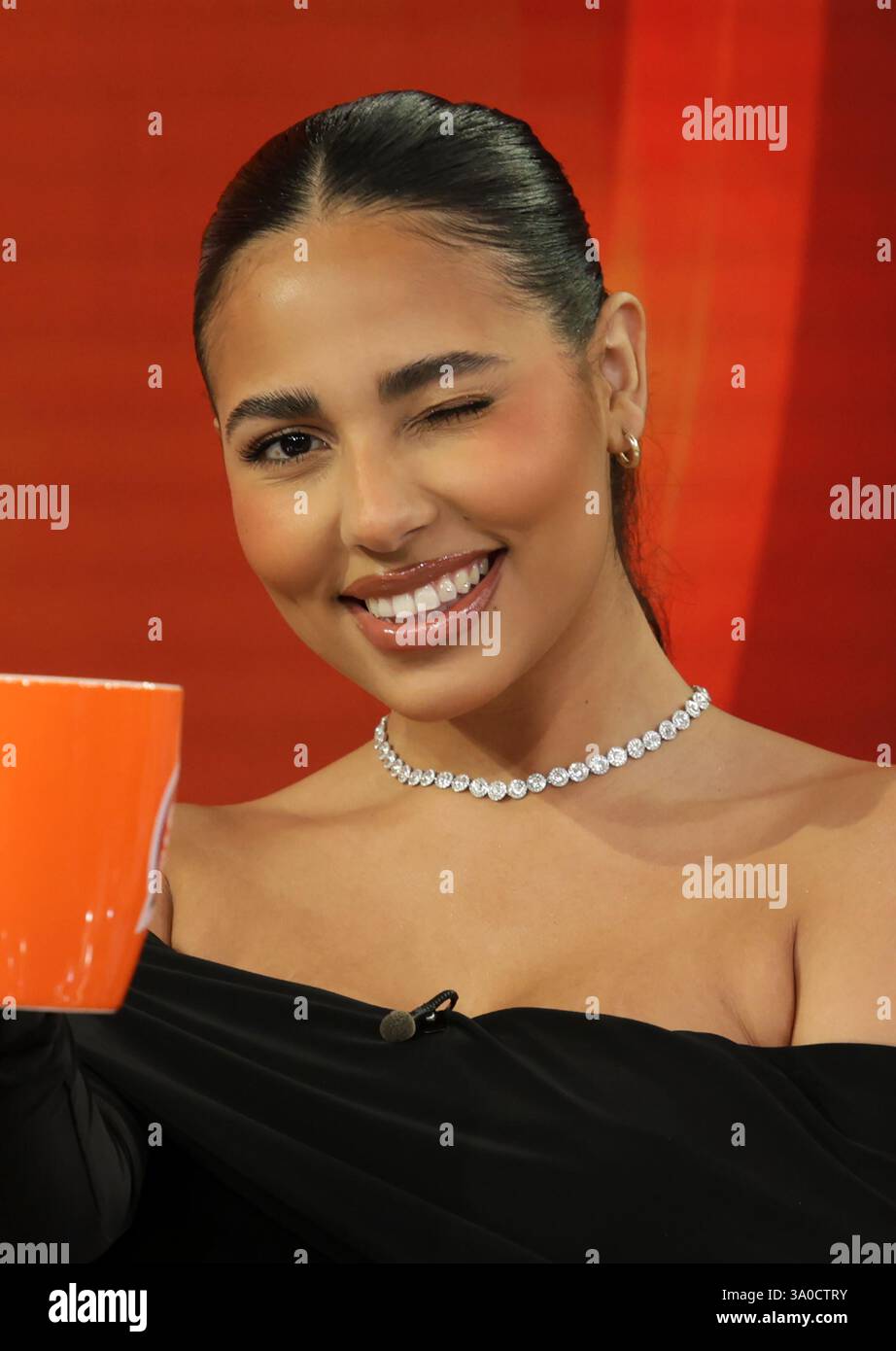 DORAL, FL-MARCH 3: Singer Hallel Génesis is seen during “Despierta ...