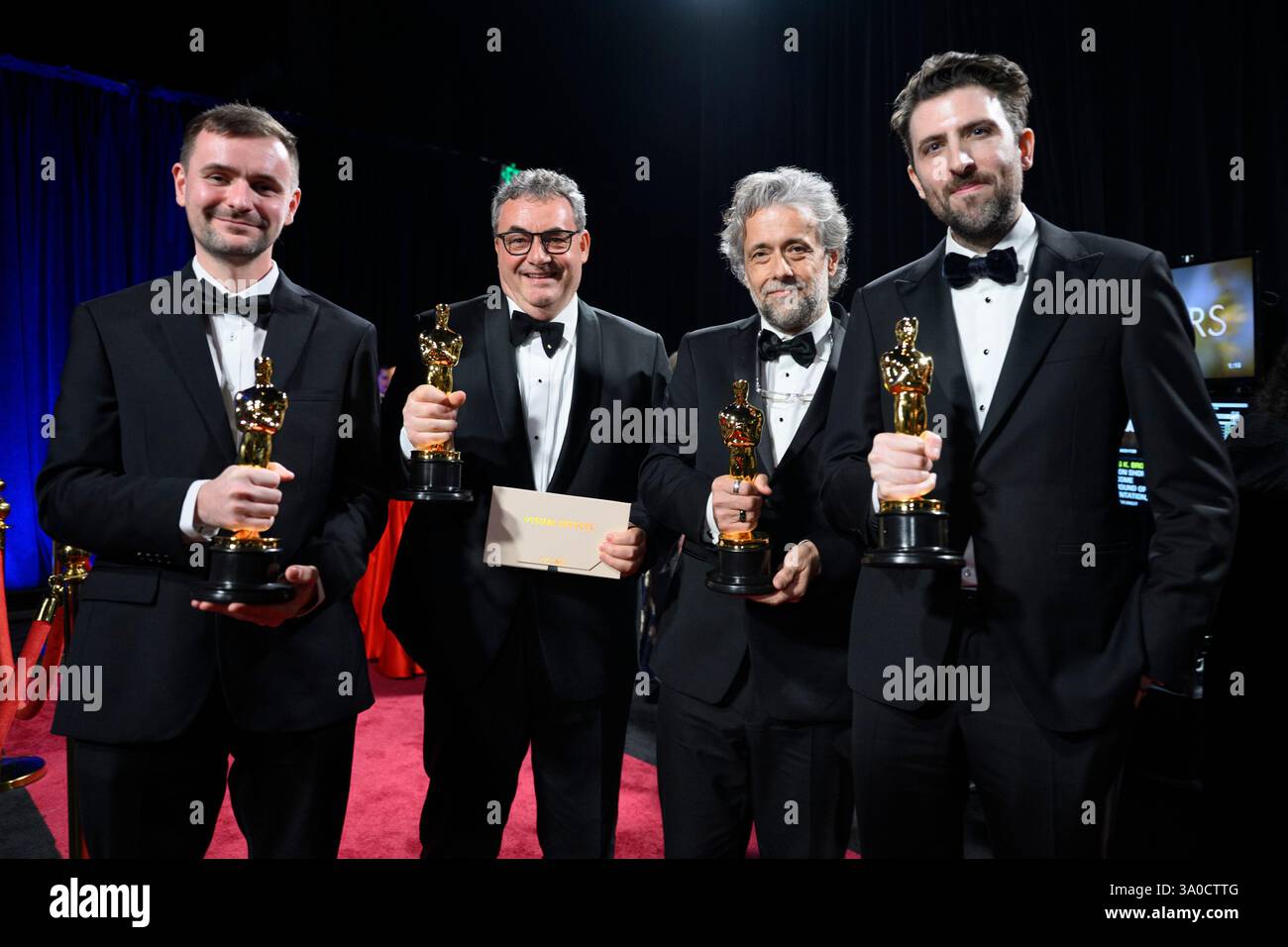 Los Angeles, USA. 02nd Mar, 2025. Paul Lambert, Stephen James, Rhys ...