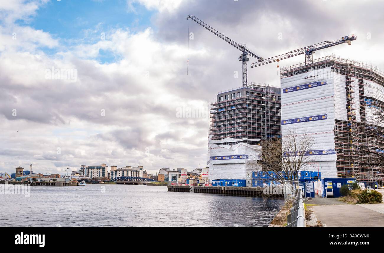 McAleer and Rushe major apartment buildings construction site called ...