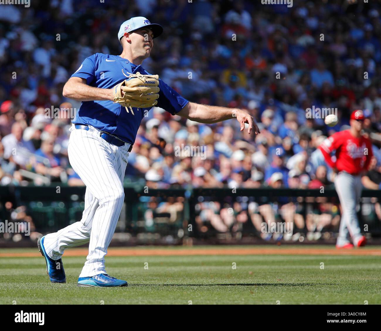 Mesa, Arizona, USA. 2nd Mar, 2025. Chicago Cubs pitcher Matthew Boyd ...