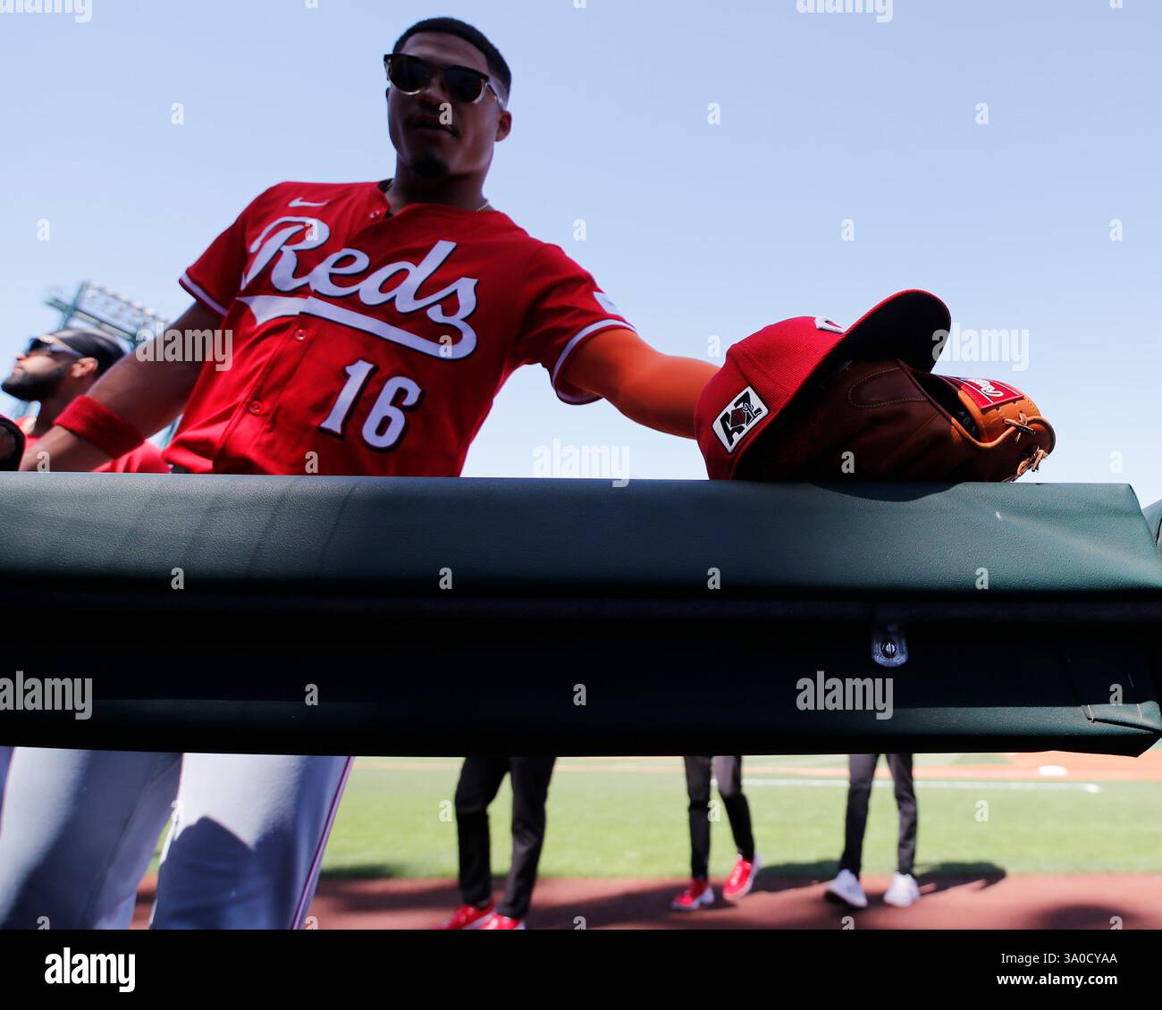 March 2, 2025: Cincinnati Reds third base Noelvi Marte (16) before the ...