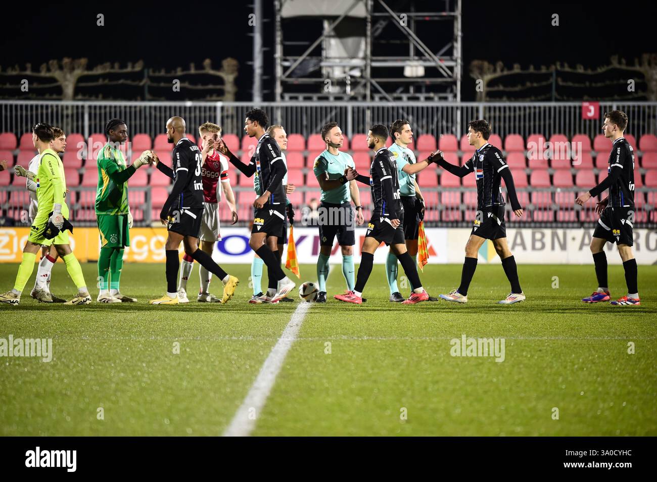 AMSTERDAM, NETHERLANDS - MARCH 3: Luuk Timmer - KNVB shaking hands ...