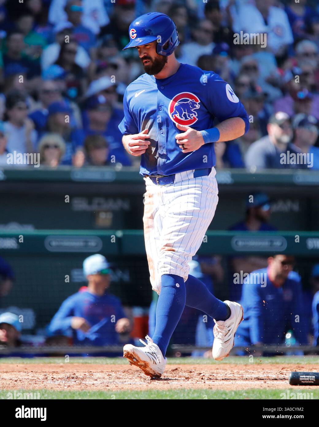 Mesa, Arizona, USA. 2nd Mar, 2025. cactus leage spring training game ...
