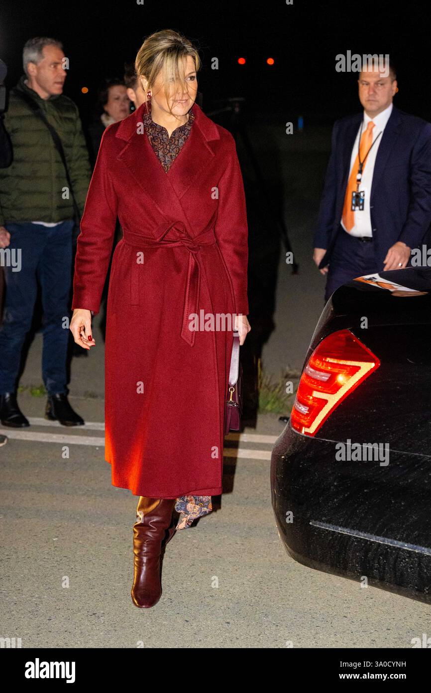 King Willem-Alexander, Queen Maxima during arrival on Larnaca ...