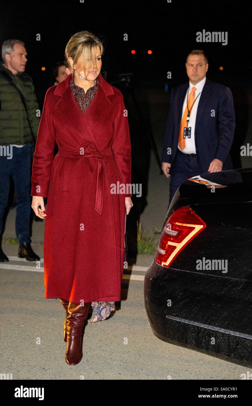 King Willem-Alexander, Queen Maxima during arrival on Larnaca ...