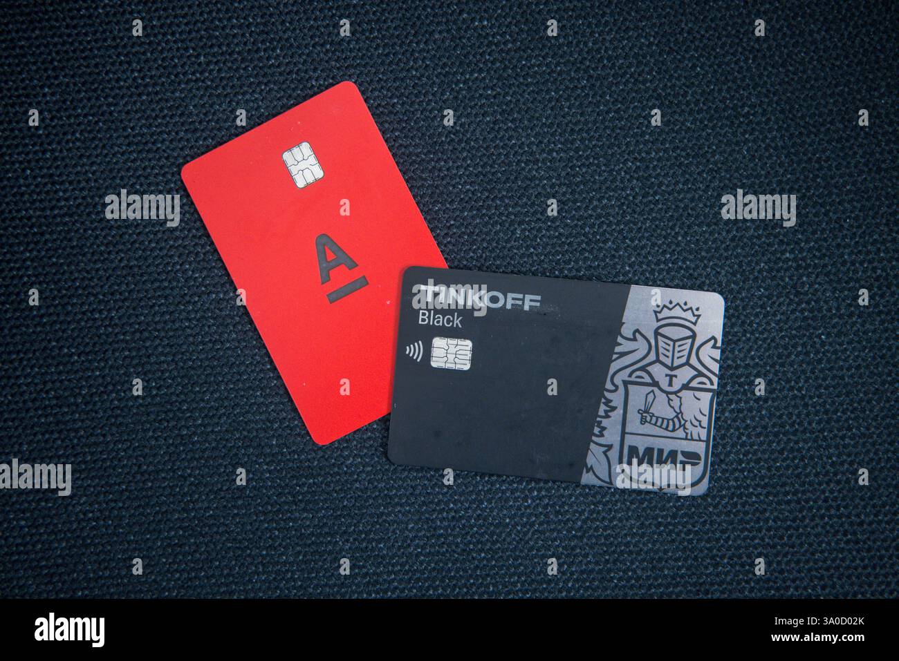 Russian bankcards hi-res stock photography and images - Alamy