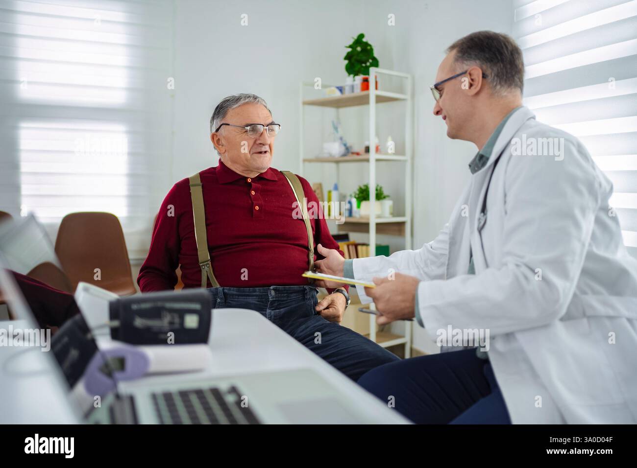 Professional doctor patient engage hi-res stock photography and images ...