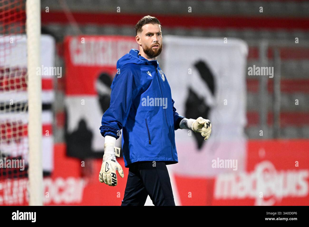 16 Adrian ORTOLA (usld) during the Ligue 2 BKT match between Ajaccio ...