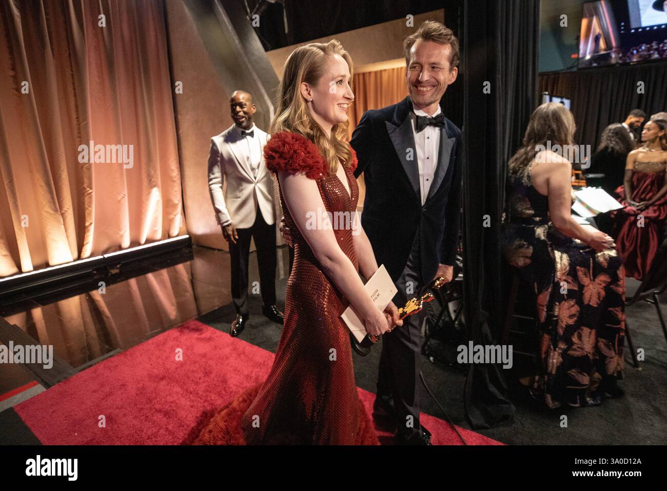 Los Angeles, USA. 02nd Mar, 2025. Sterling K. Brown, Victoria Warmerdam ...