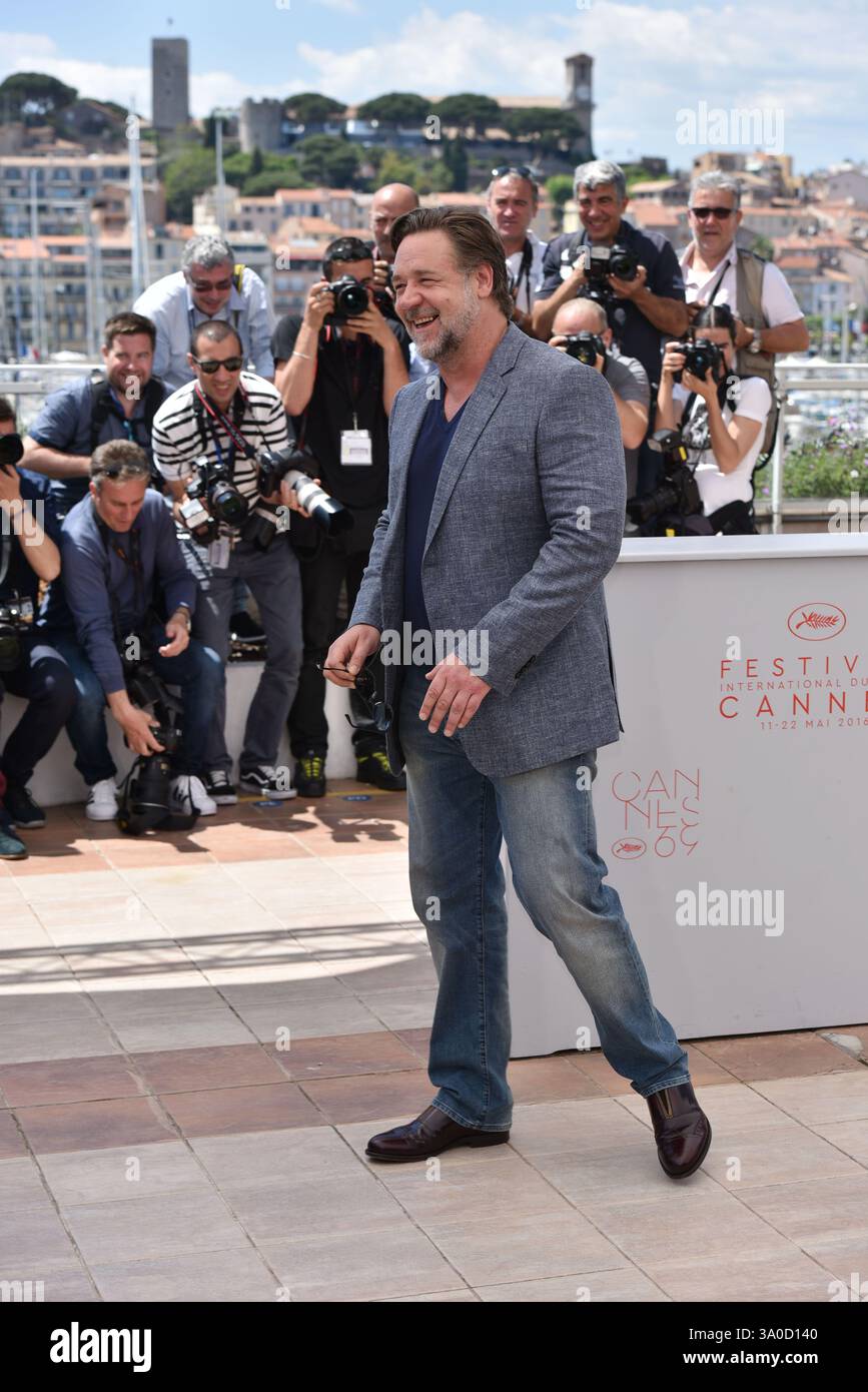 Russell Crowe at 'The Nice Guys' photocall during the 63rd ...