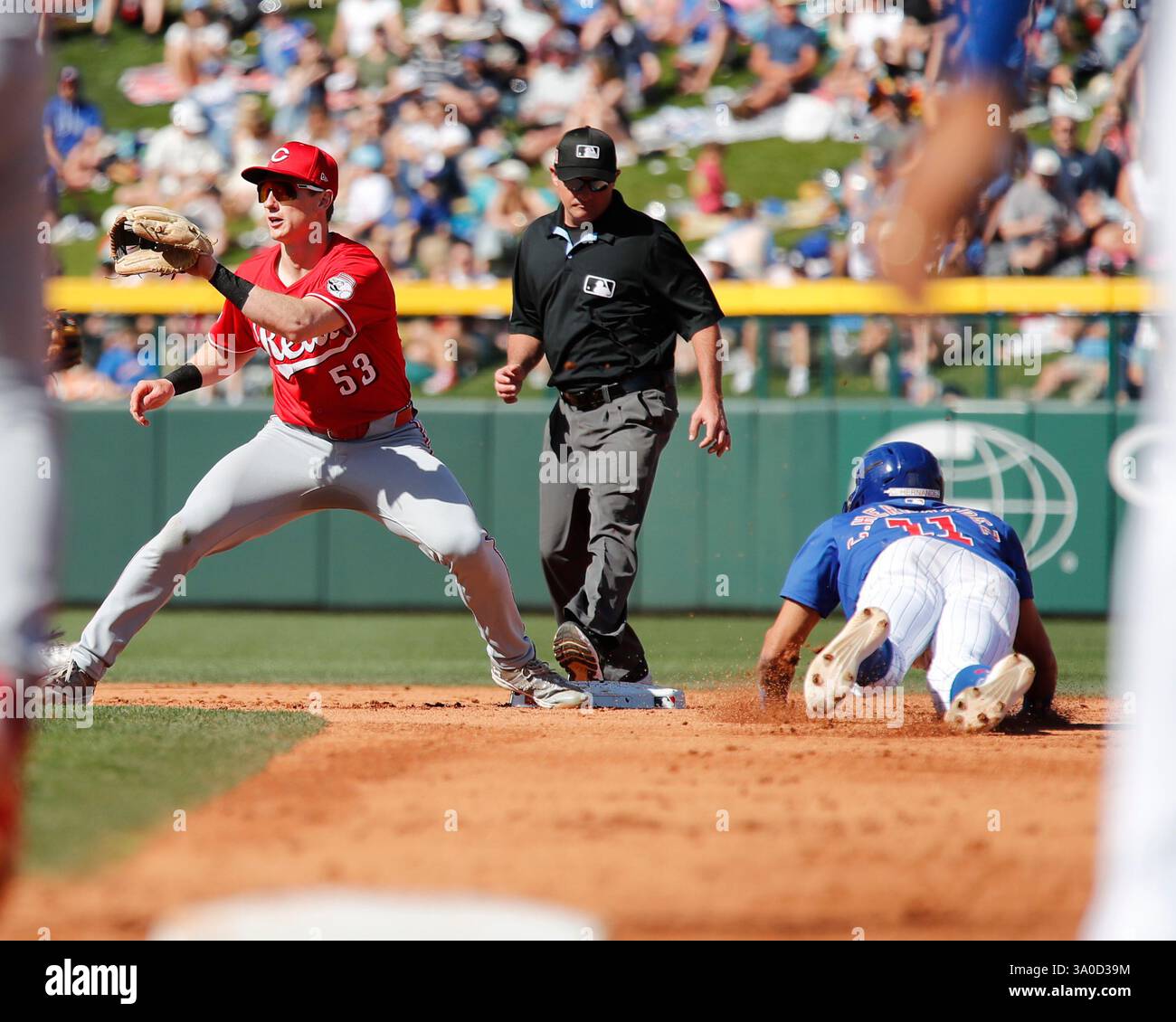 March 2, 2025: Chicago Cubs second baseman Cristian Hernandez runs to ...