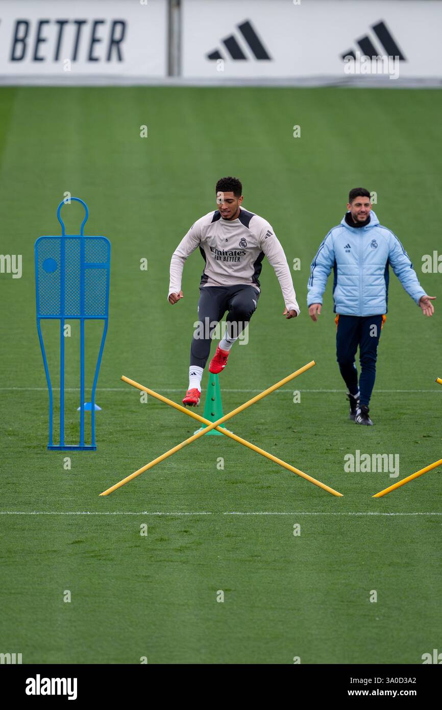 Valdebebas, Madrid, Spain. 3rd Mar, 2025. Jude Bellingham of Real ...