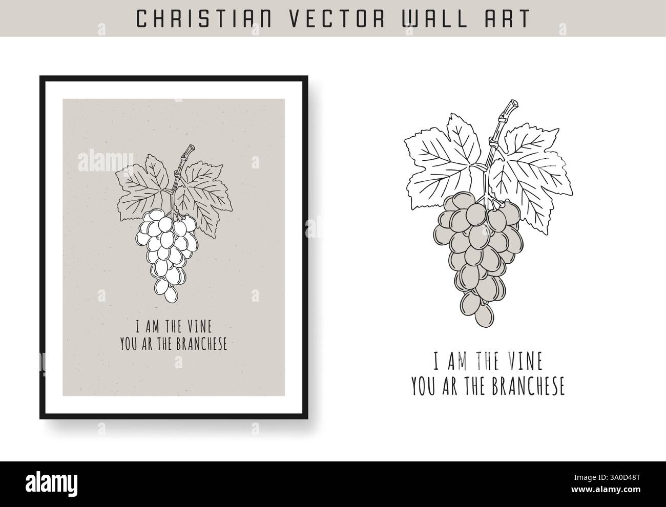 I am the vine you are the branches John 15:5. Christian scripture ...