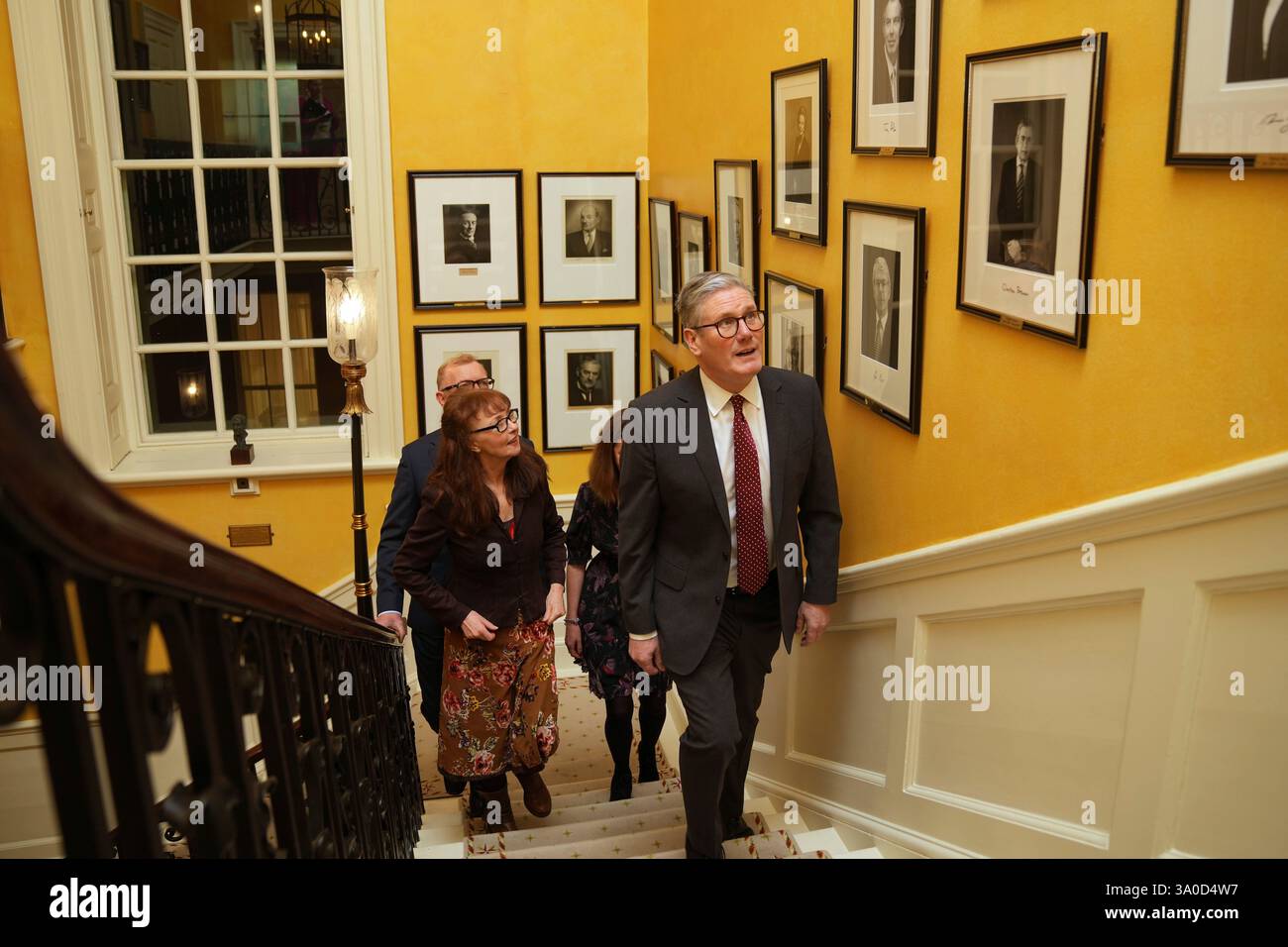 Britain's Prime Minister Keir Starmer, right, with his wife Victoria ...