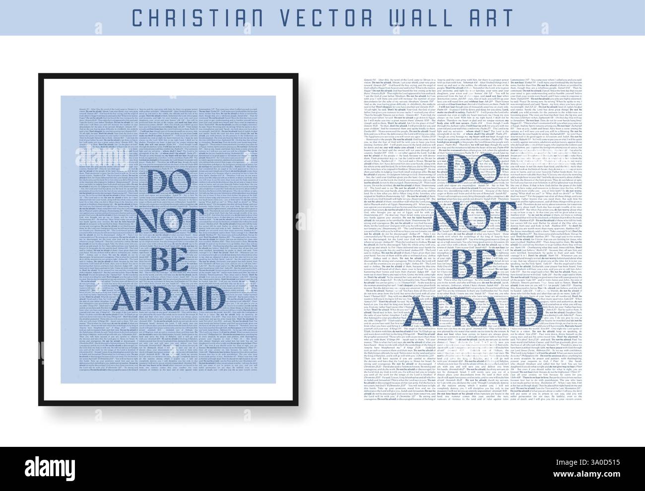 Do not be afraid. Christian scripture motivation poster and ...