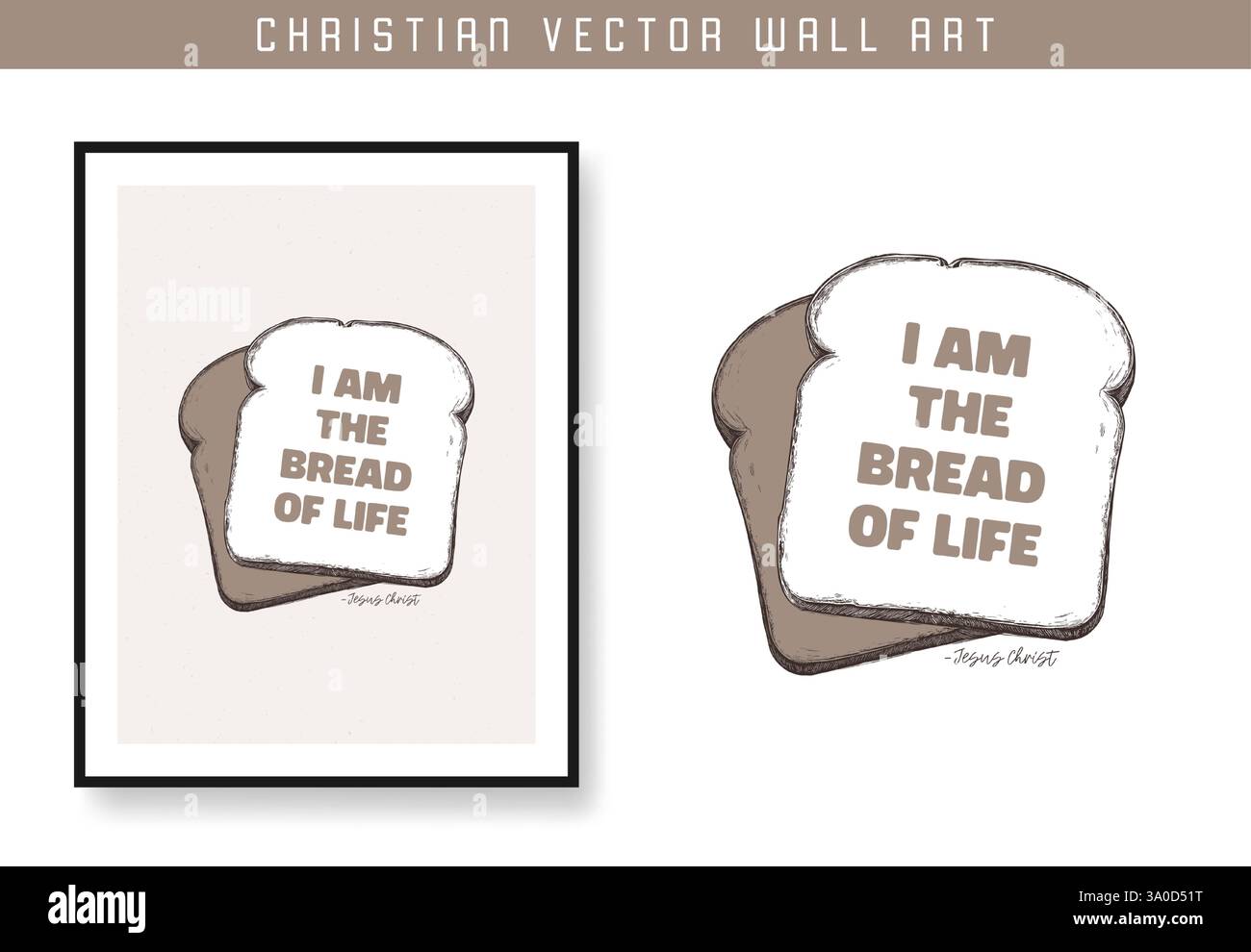 I am the bread of life hi-res stock photography and images - Alamy