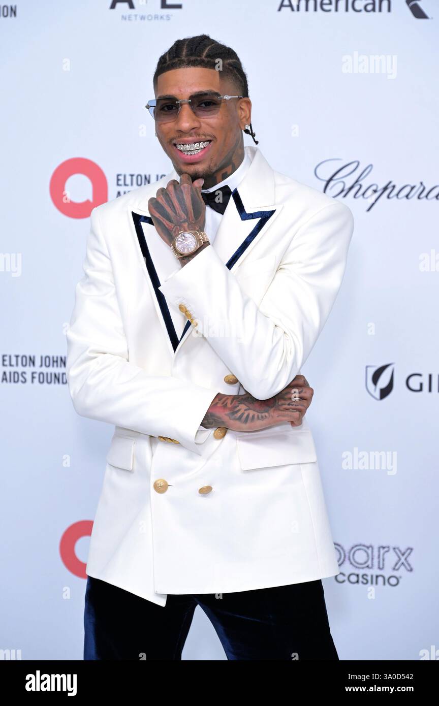 NLE Choppa bei der 33. Elton John AIDS Foundation's Academy Awards ...