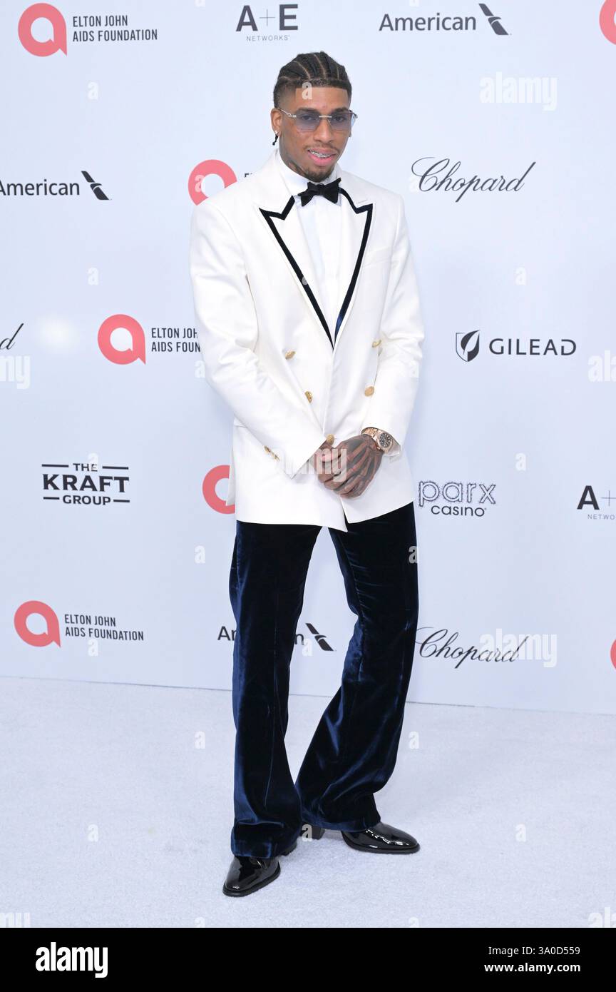NLE Choppa bei der 33. Elton John AIDS Foundation's Academy Awards ...
