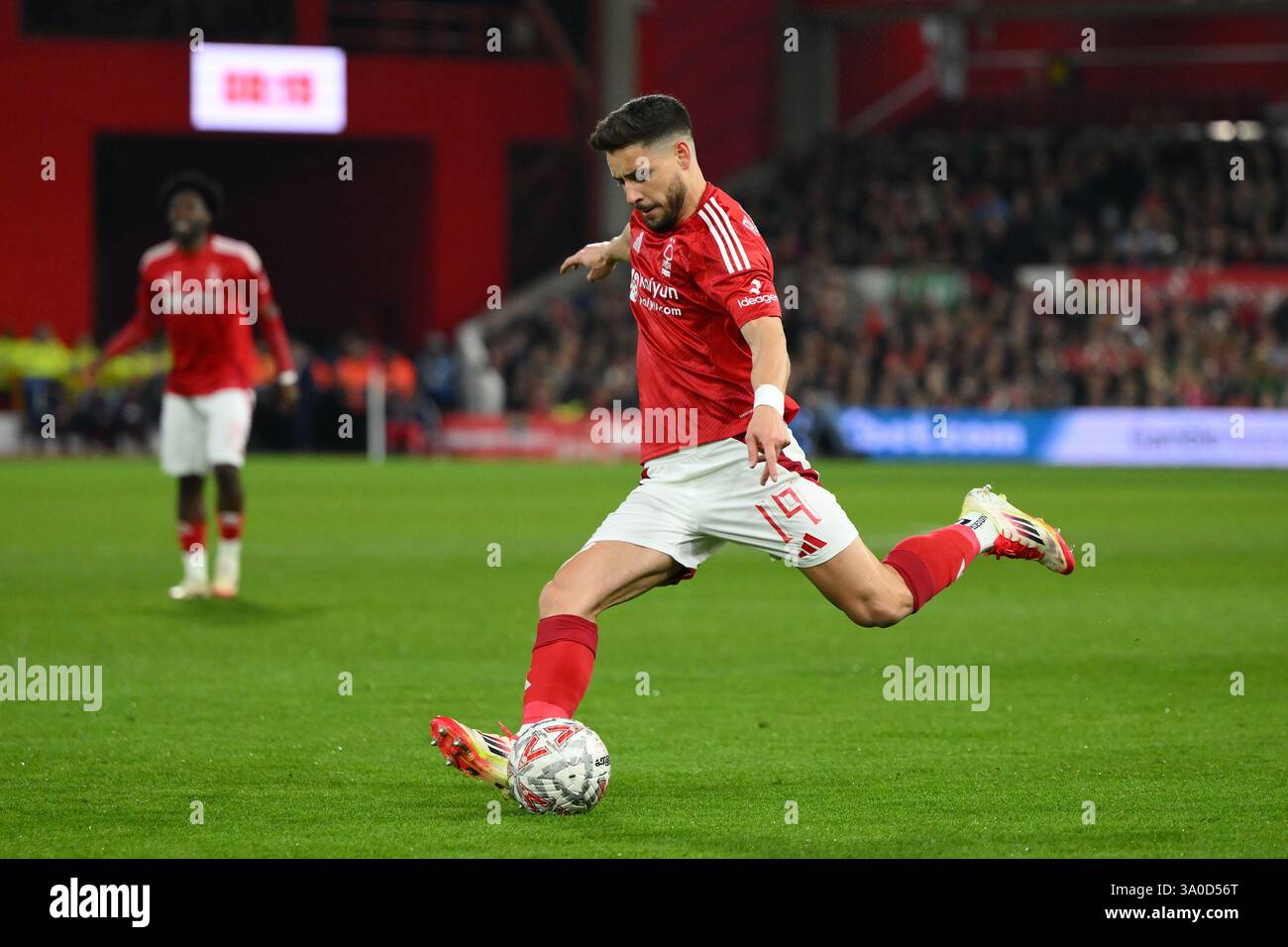 Nottingham on Monday 3rd March 2025. Alex Moreno of Nottingham Forest ...