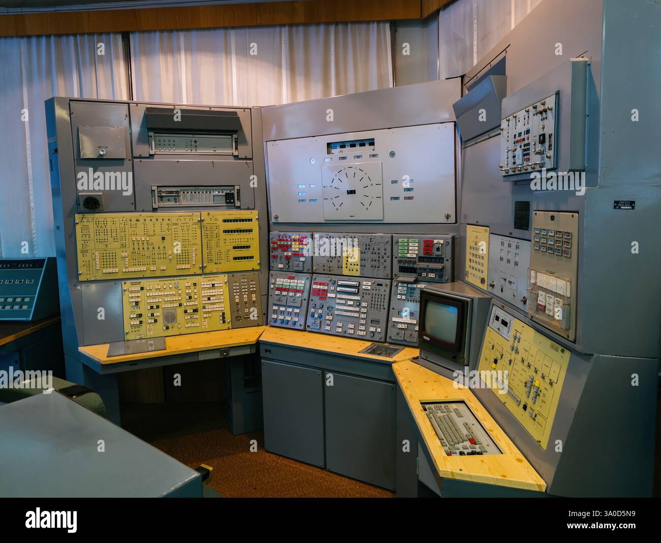 Old control panel of soviet nuclear missile Stock Photo - Alamy