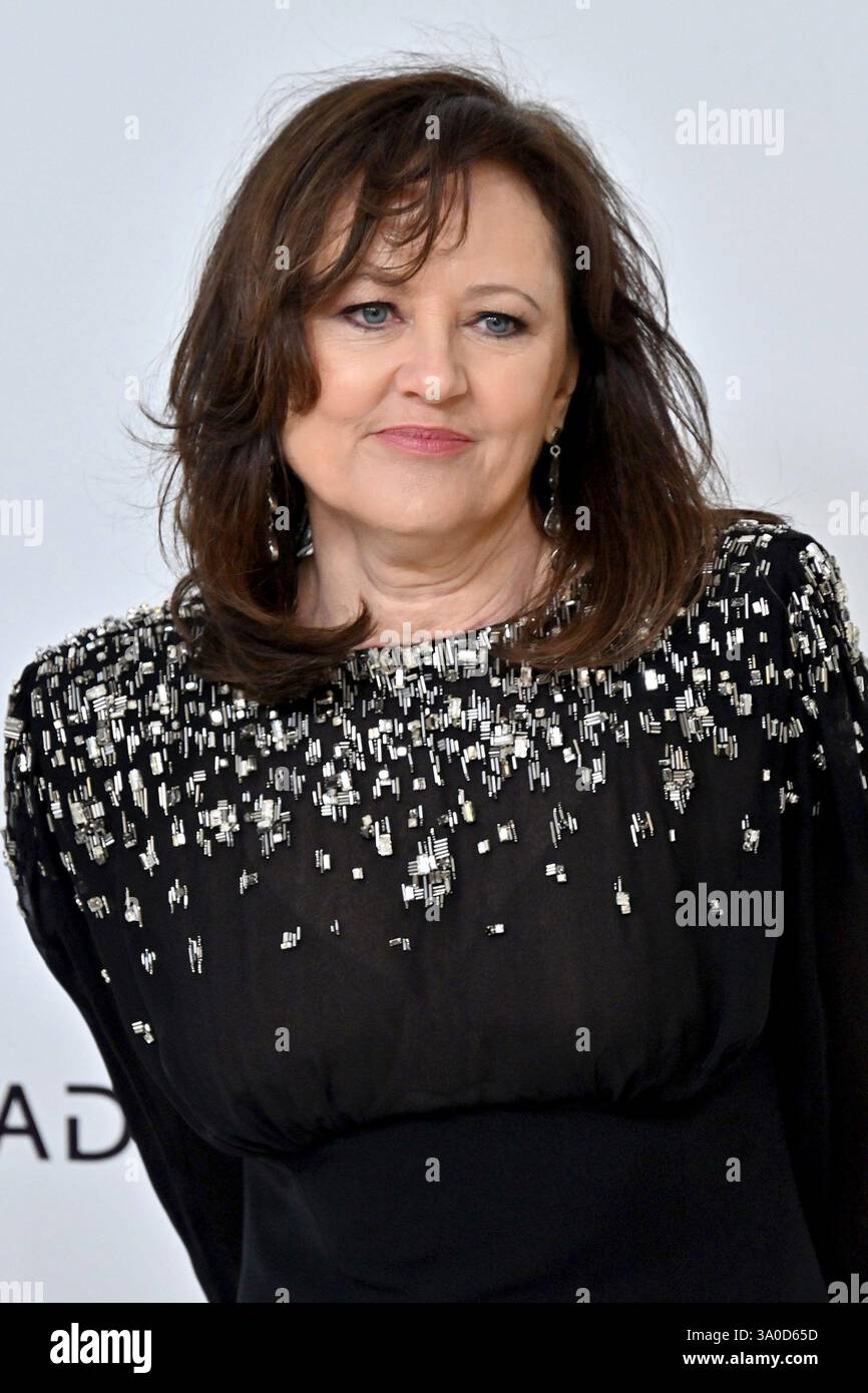 Ca. 02nd Mar, 2025. Anne Aslett at the after-party for 33rd Elton John ...