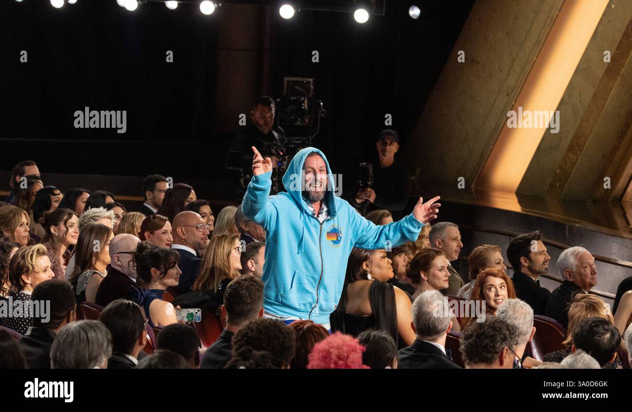 Los Angeles, USA. 02nd Mar, 2025. Adam Sandler during the live ABC ...