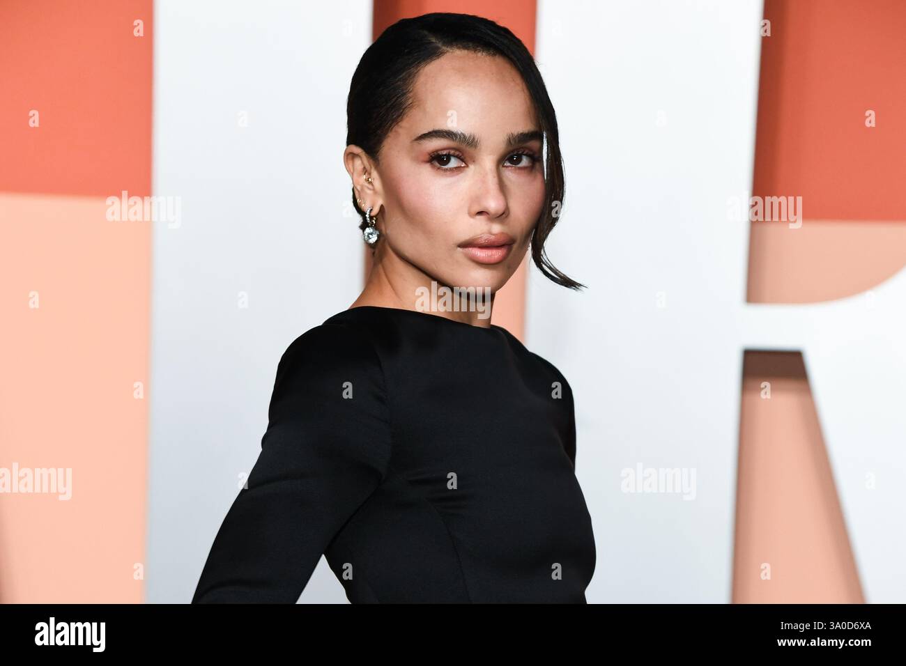 USA. 02nd Mar, 2025. Zoe Kravitz walking on the red carpet at the 2025 ...