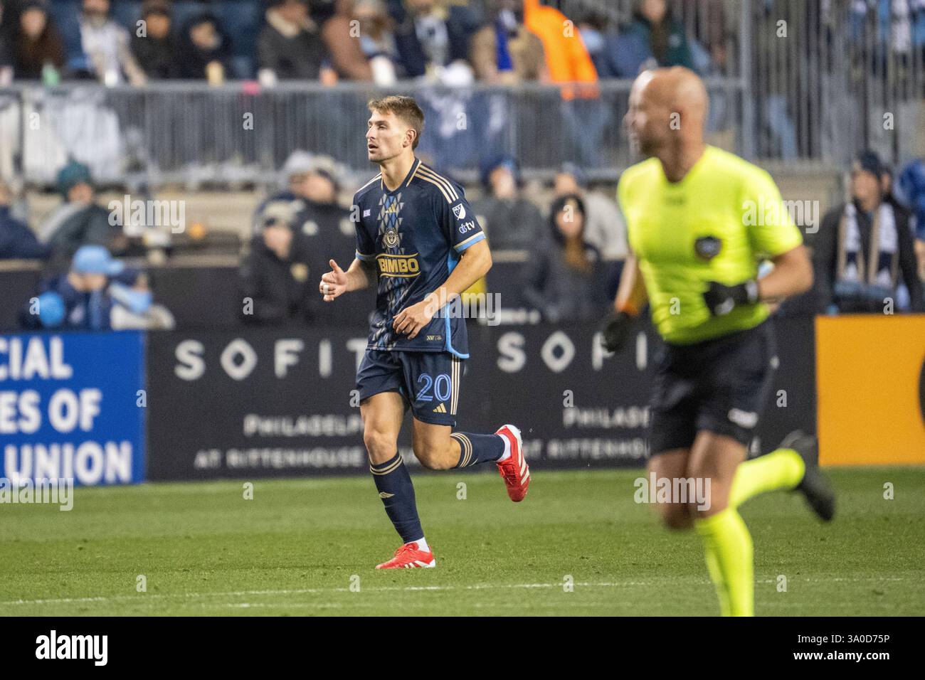 CHESTER, PA - MARCH 01: Philadelphia Union forward Bruno Damiani #20 ...