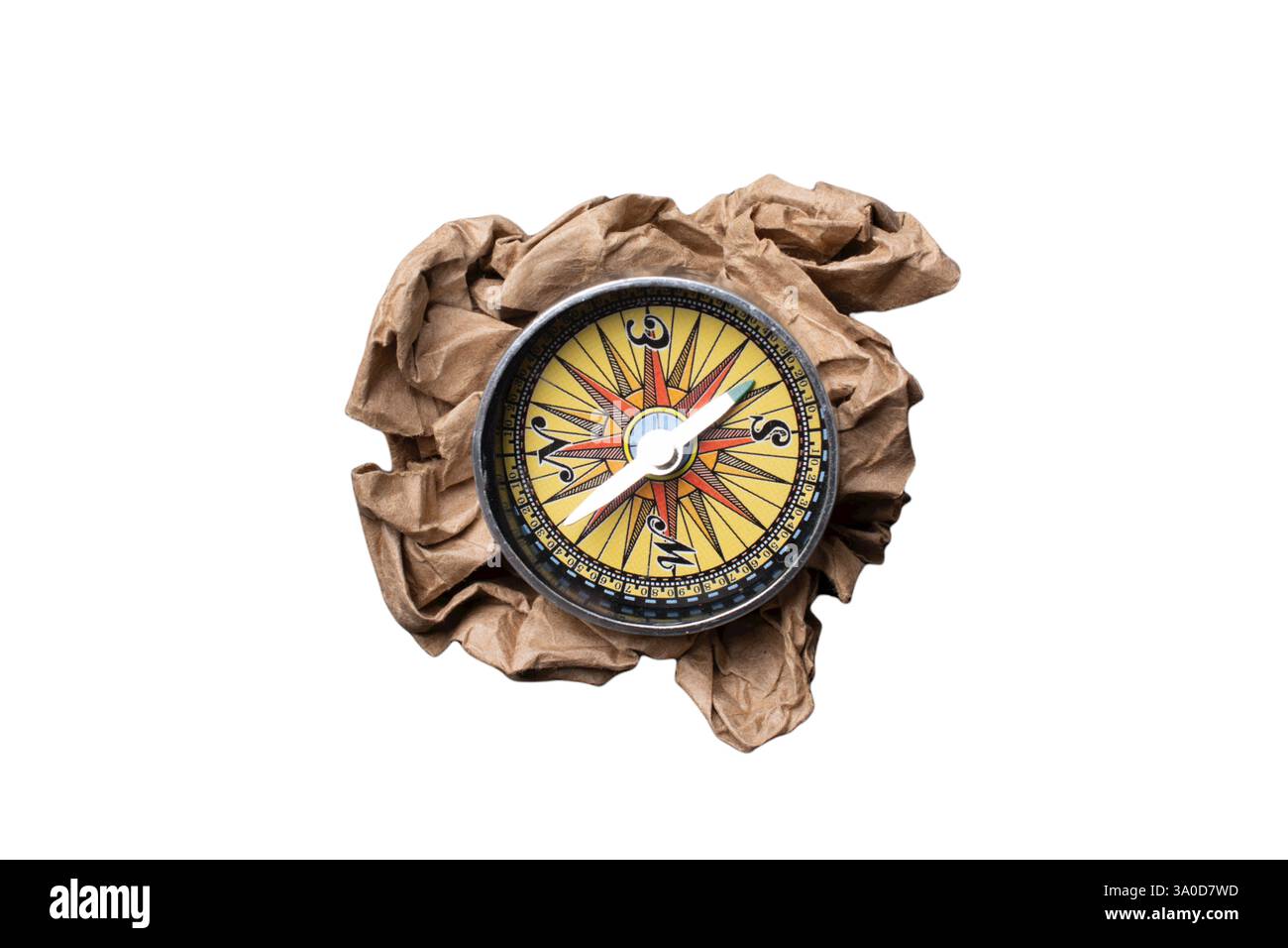 Old classic navigation compass Stock Photo - Alamy